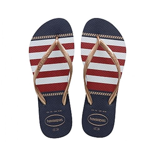 כפכפי אצבע לנשים Havaianas הוויאנס דגם Slim Nautical 275339- P1000