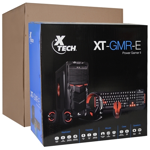 מארז גיימרים מקרה Xtech XT-GMR-E Power Gamer II 297511- P1000