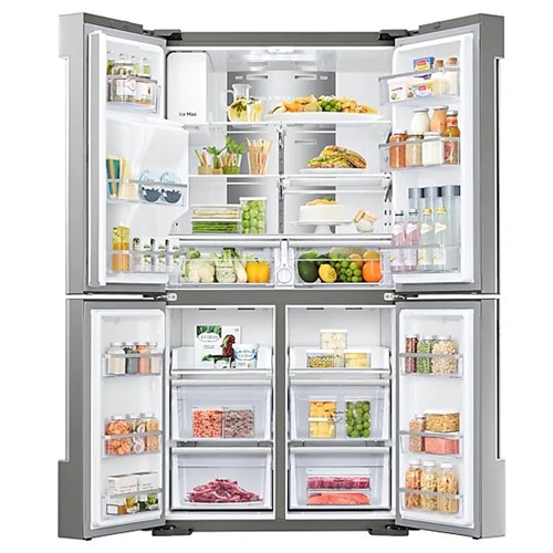 מקרר 4 דלתות 670 ל' SAMSUNG RF62N9141SR סמסונג 417868- P1000