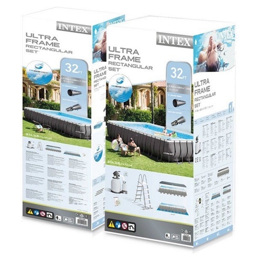 בריכת מלבנית 975x488x132 ס"מ 26374 INTEX ULTRA XTR 644746- P1000