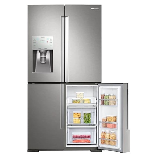 מקרר 4 דלתות 670 ל' SAMSUNG RF62N9141SR סמסונג 417868- P1000