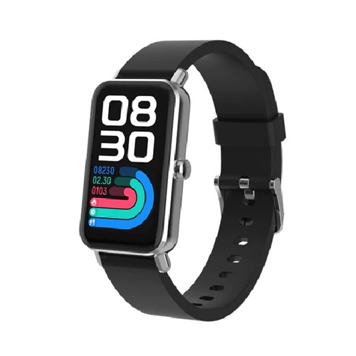 שעון כושר Smart VO2 + עם מד טמפרטורה בצבע שחור/כסף 106528- P1000