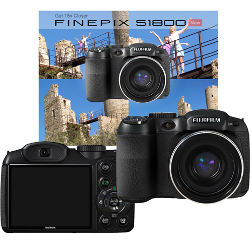 מצלמה דיגיטלית 12 מגה זום FUJI S1800 28mm X18מצלמה דיגיטלית 12 מגה זום ...