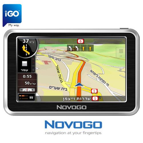 GPS מסך "5 כולל IGO8 תלת מימד + מפות שטח NOVOGOGPS מסך "5 כולל IGO8 תלת ...