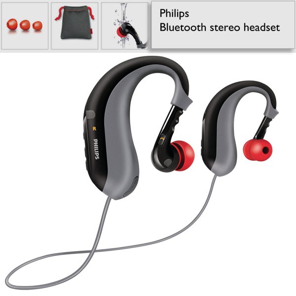 אוזניית ספורט A2DP Bluetooth+דיבורית נגד מיםאוזניית ספורט A2DP ...