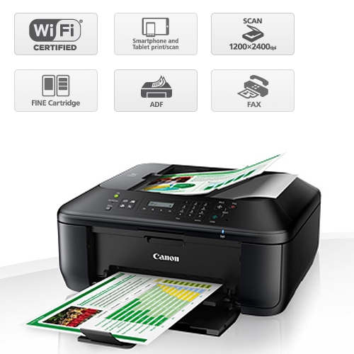 מדפסת אלחוטית משולבת פקס סורק ומכונת צילום MX475מדפסת אלחוטית משולבת ...