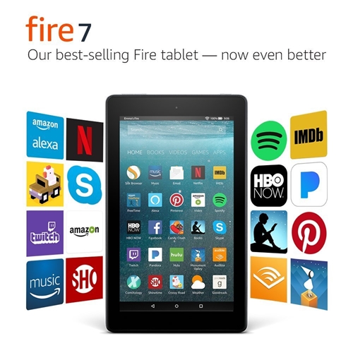 טאבלט New Amazon Fire Tablet 7" Tablet דגם 2019 374535- P1000