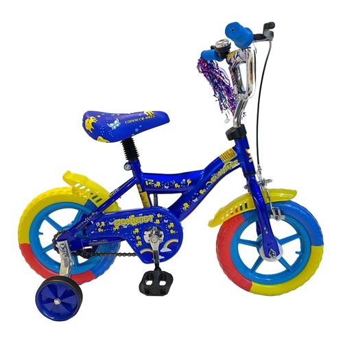 אופניים לילדים עם גלגלי גומי 12 אינץ' וגלגלי עזר לילדים מ...אופניים ...