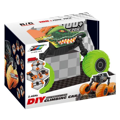 מכונית על שלט עם גלגלים בעלי מפרקים היוצרים מעל 100 צורות...מכונית על ...